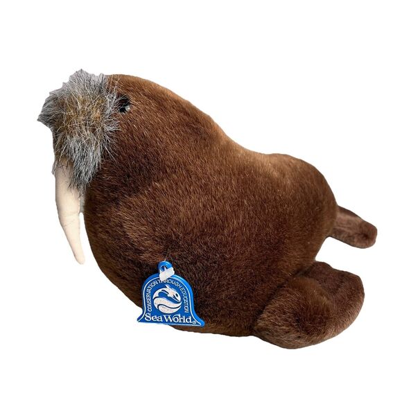 Sea World | Toys | Vintage Sea World Walrus Plush Stuffed Animal ...